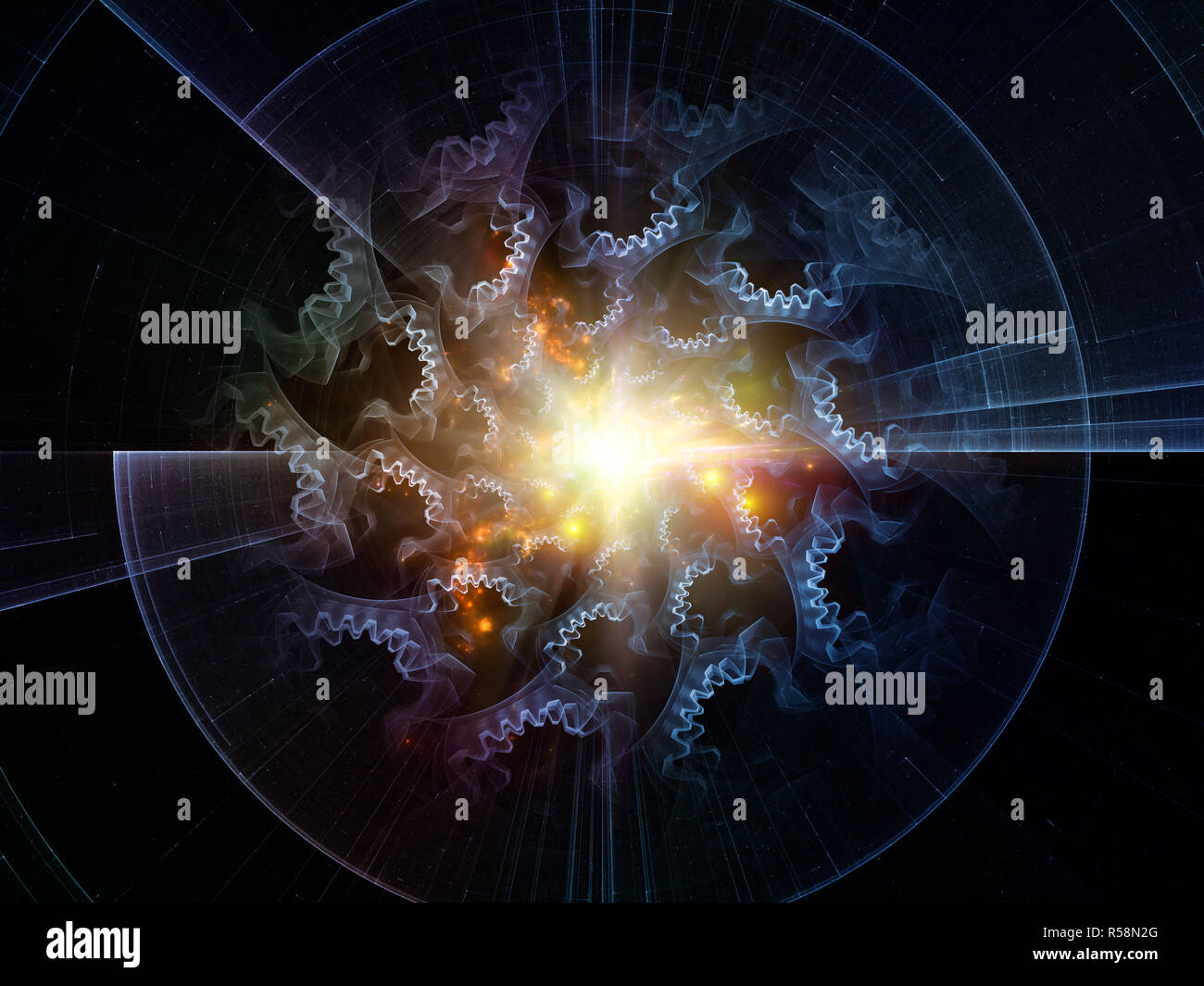 Visualization of Space Emitter Stock Photo - Alamy