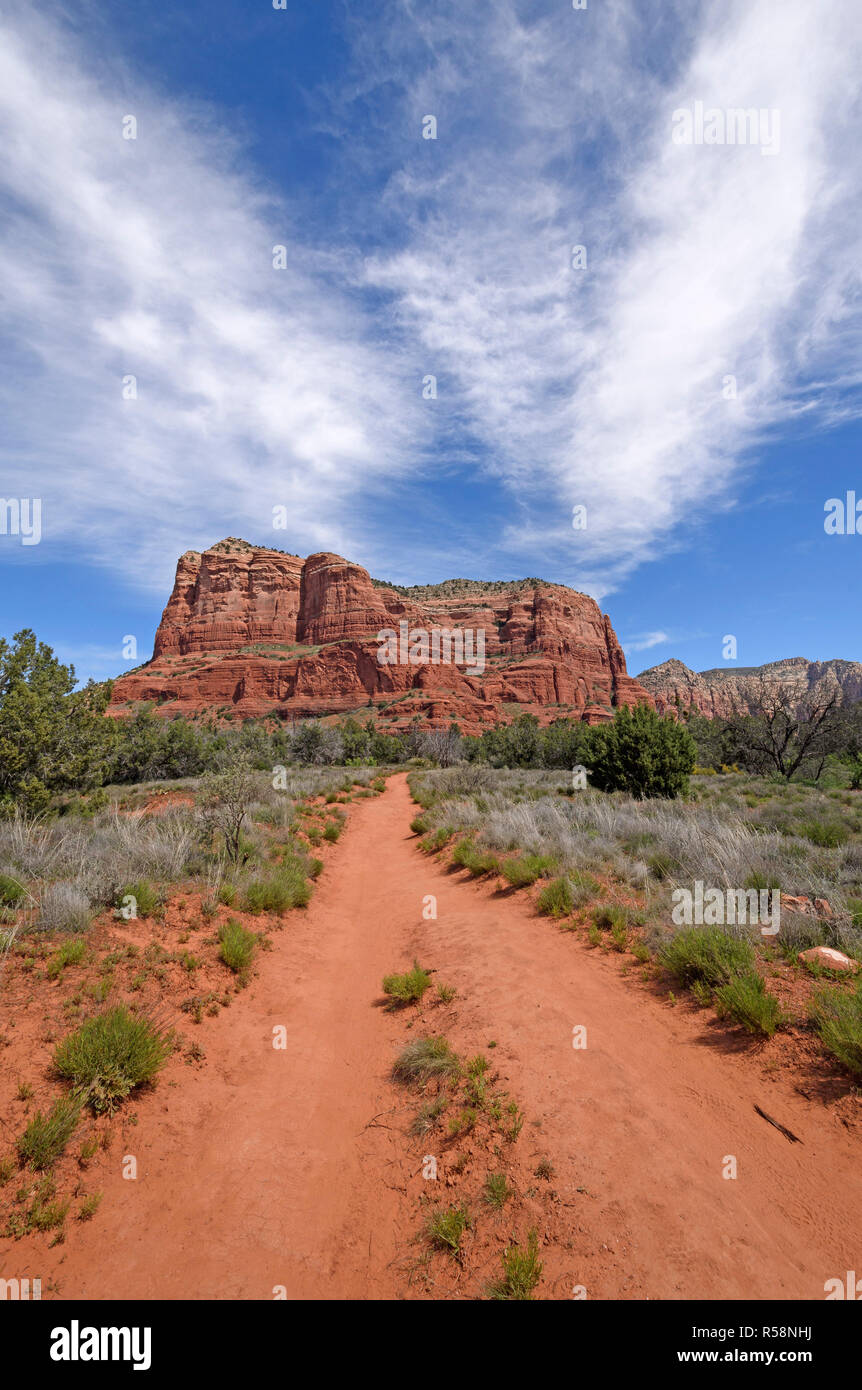 Path to the Red Rocks Stock Photo - Alamy