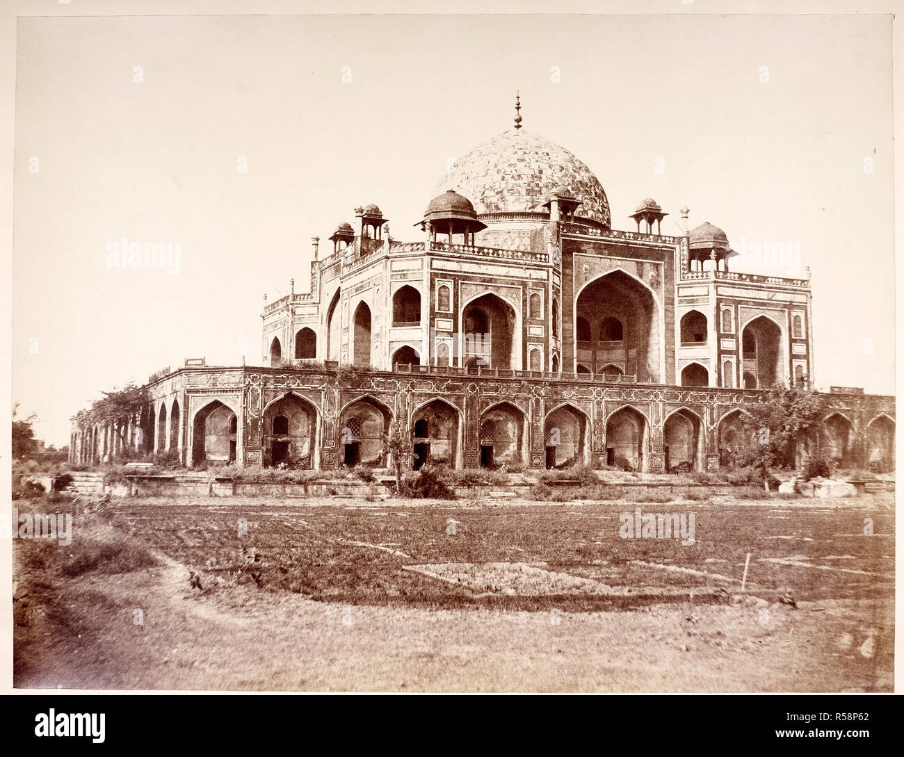The Emperor Humaion's Tomb near Delhi, where the King was captured ...
