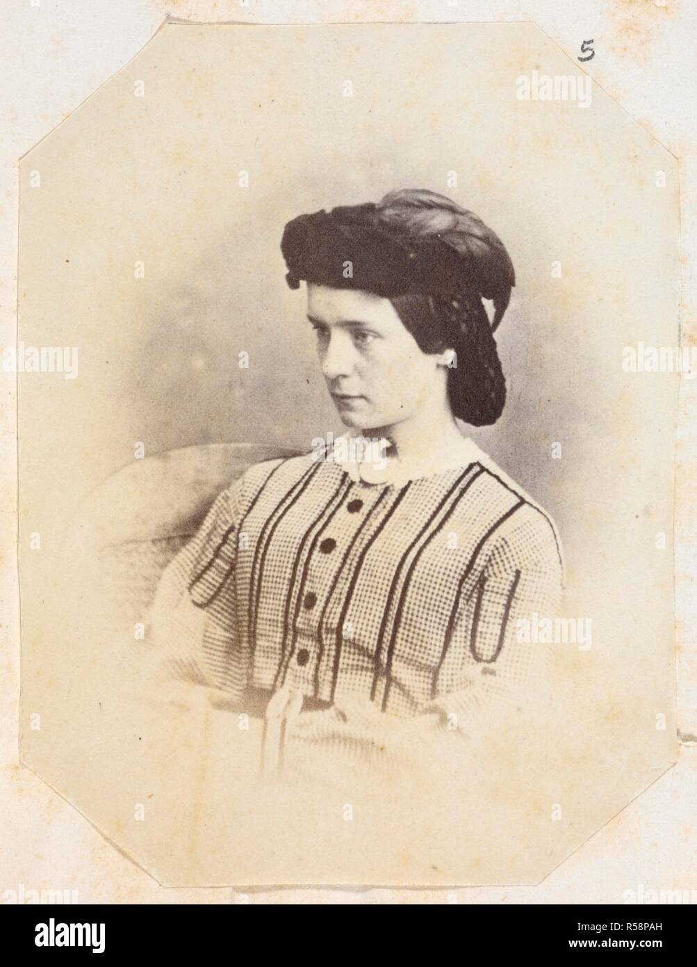 A head and shoulders portrait of Mrs, Murray, wife of W.G. Murray ...