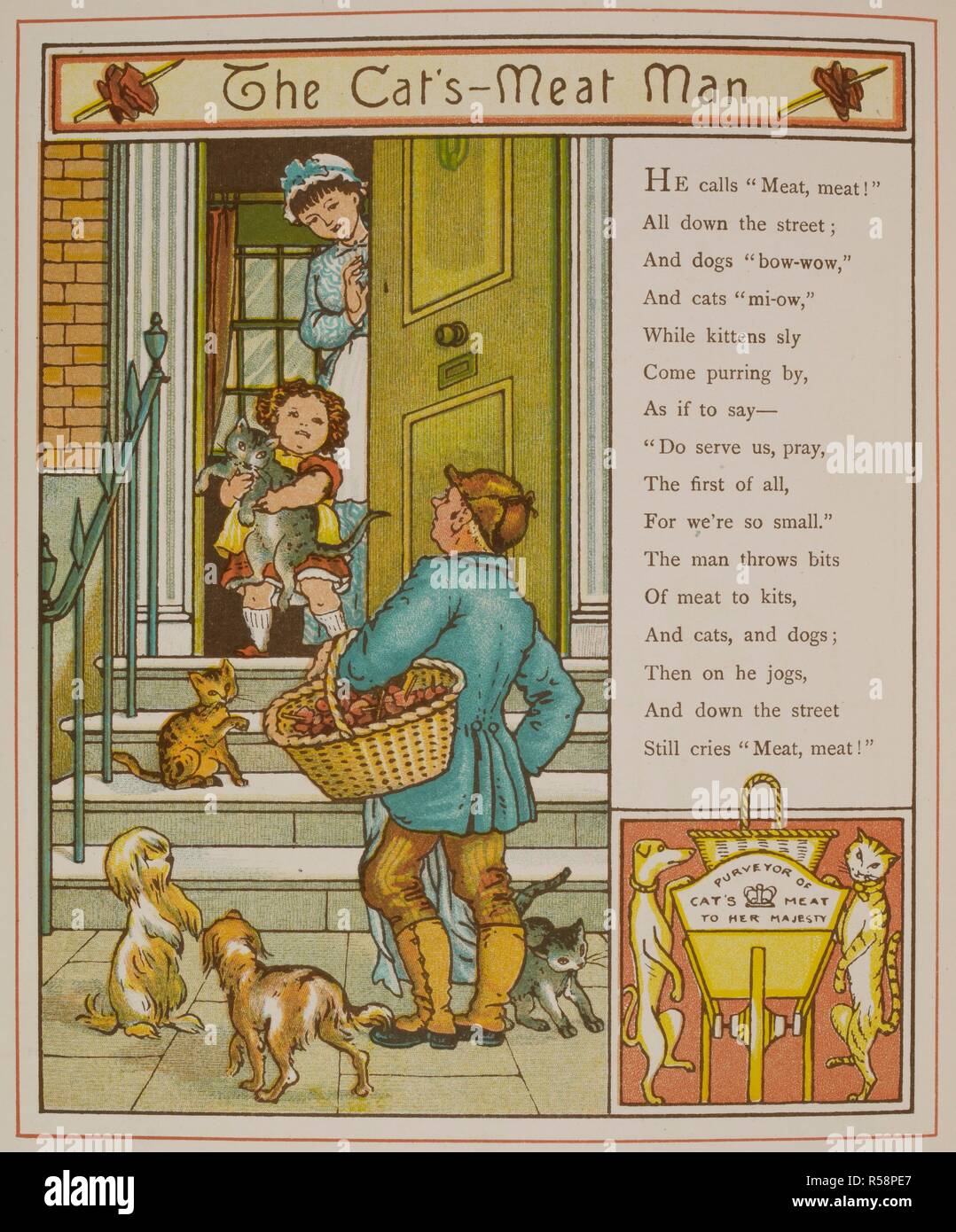 The cat's meat man. A seller of cat food. Illustration from â€˜London ...