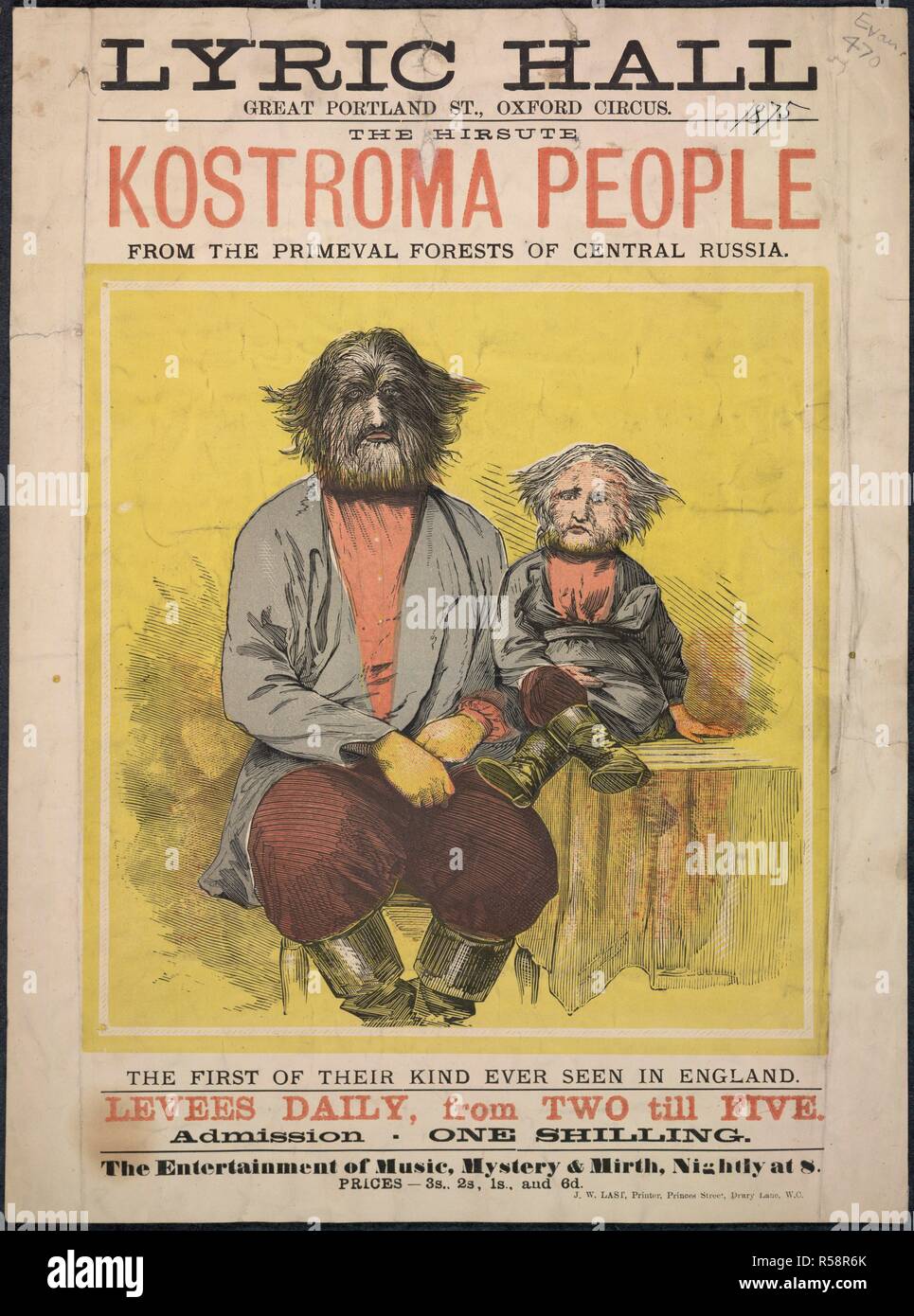 Victorian poster show hi-res stock photography and images - Alamy