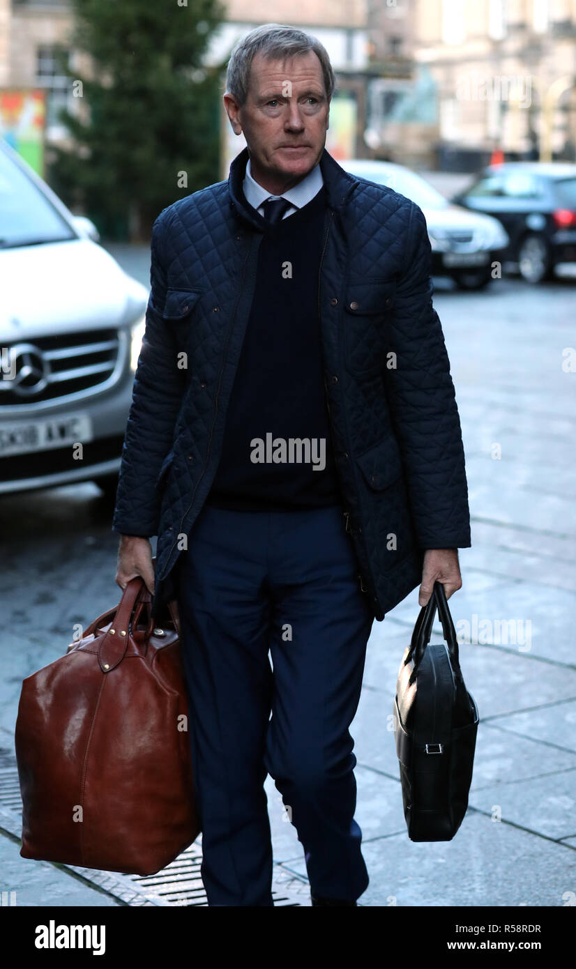 Rangers fc chairman dave king arrives hi-res stock photography and ...