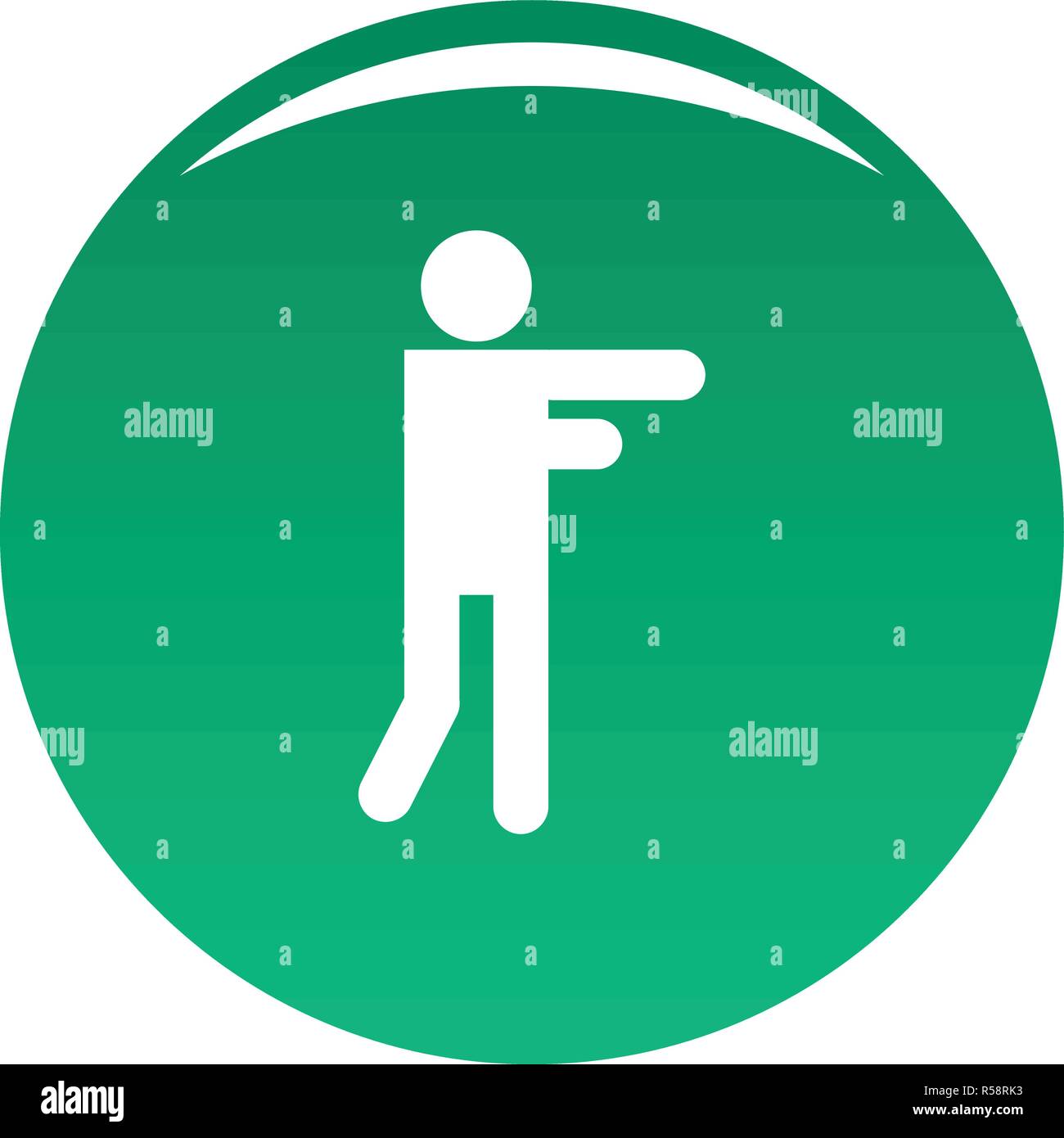 Stick figure stickman icon pictogram. Vector simple illustration of ...