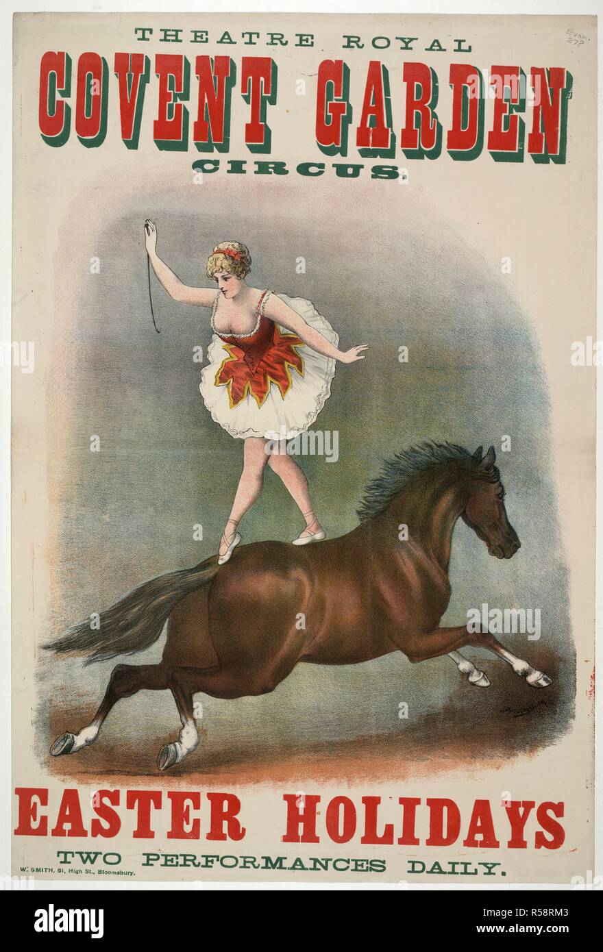Victorian circus poster hi-res stock photography and images - Alamy