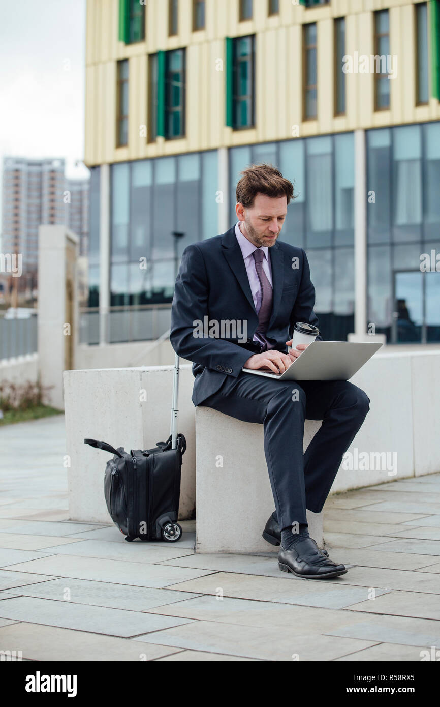 Working In The City Stock Photo - Alamy