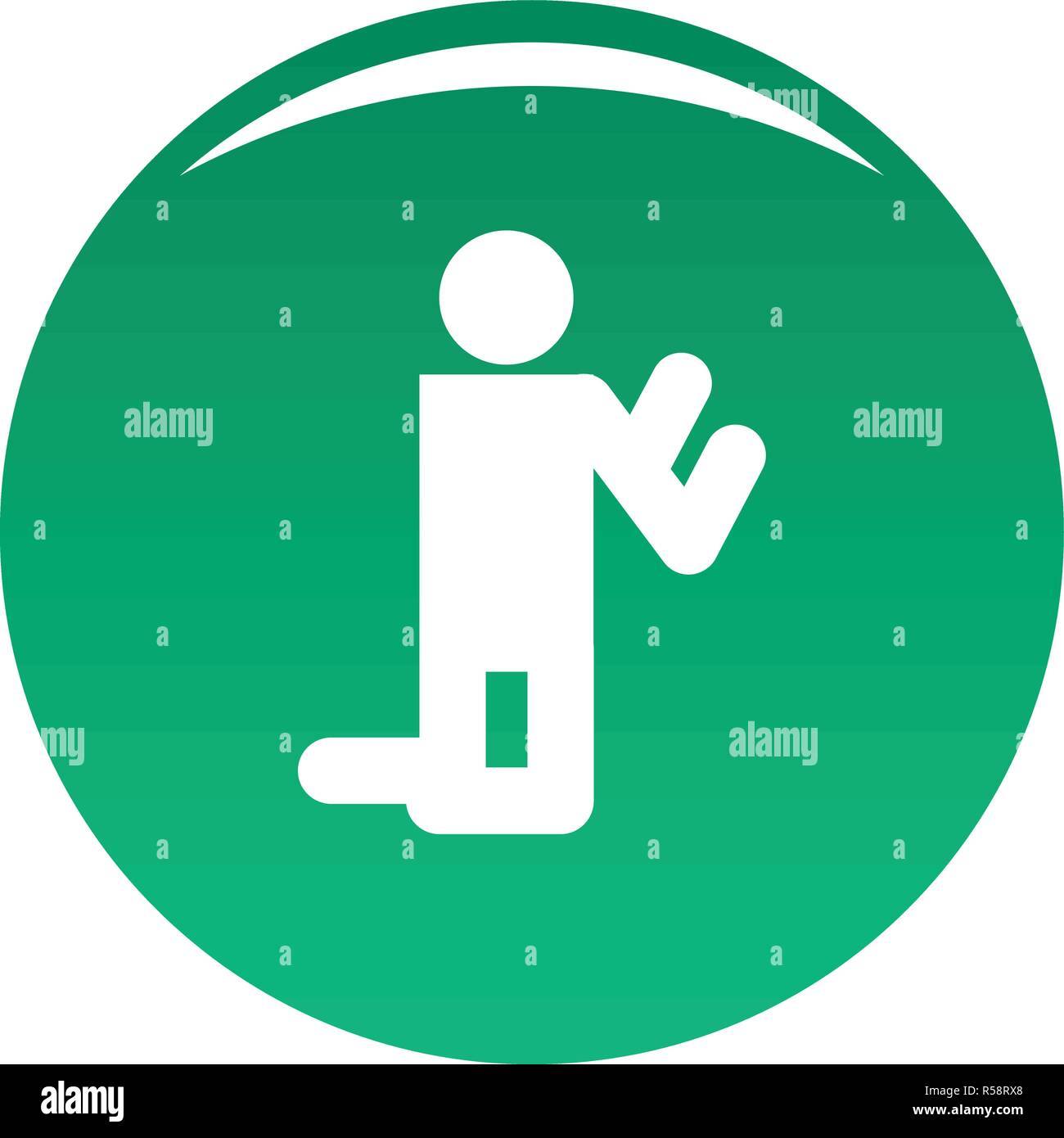 Stick figure stickman icon pictogram. Vector simple illustration of ...