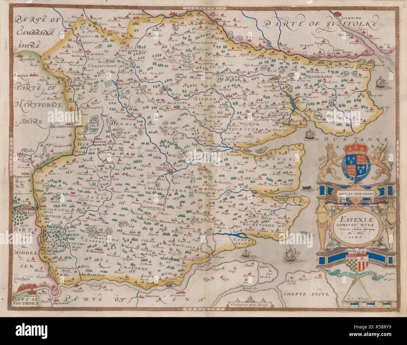 Essex. Atlas of the Counties of England and Wales. London, 1579. Source ...