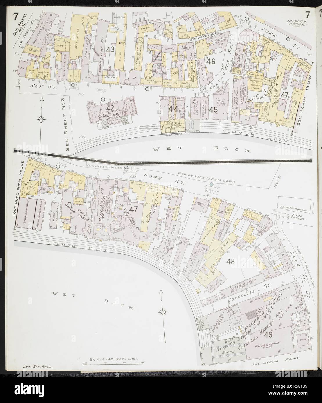 Insurance plan of Ipswich, Suffolk. Insurance plan of Ipswich, Suffolk ...
