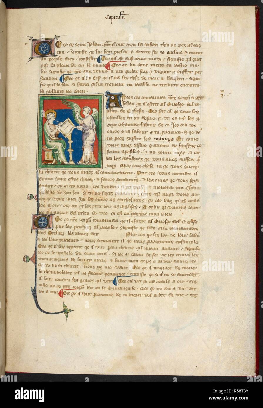 Anglo norman writing hi-res stock photography and images - Alamy