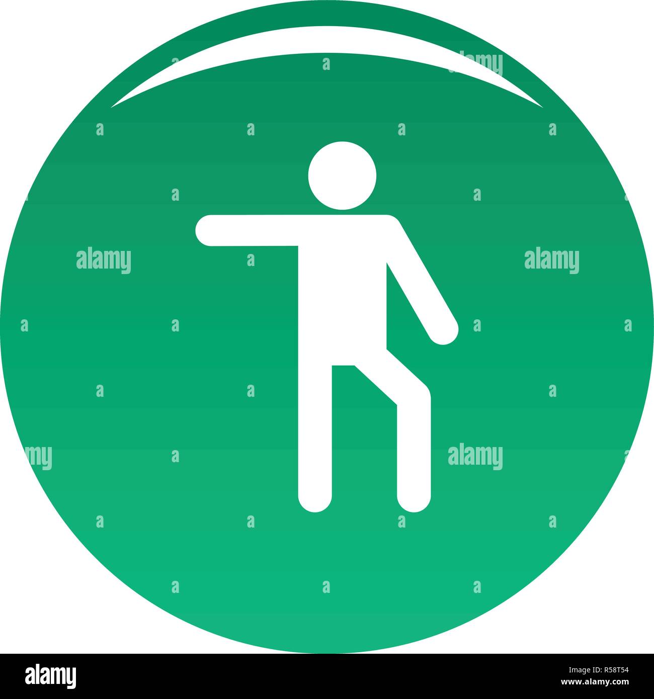Stick figure stickman icon pictogram. Vector simple illustration of ...