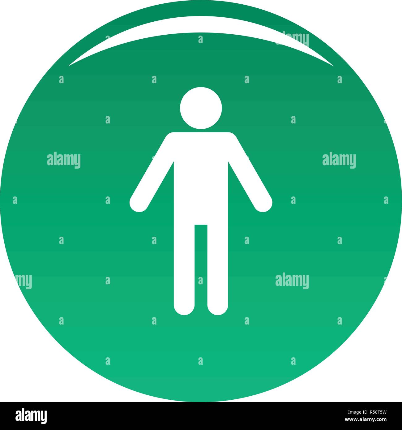 Stick figure stickman icon pictogram. Vector simple illustration of ...