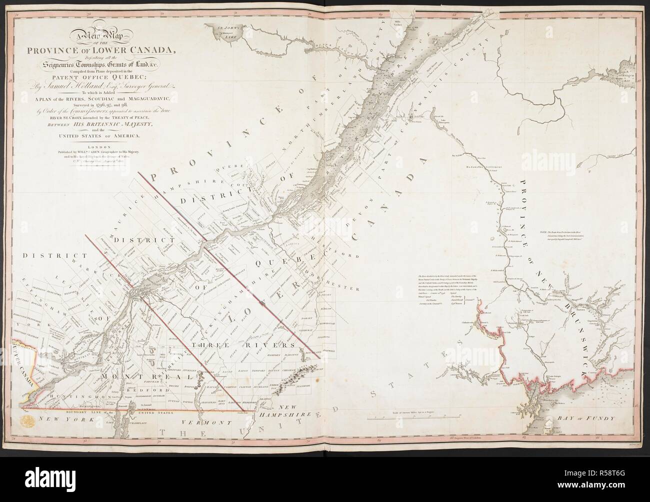 A New Map of the Province of Lower Canada. A New Map OF THE PROVINCE OF ...