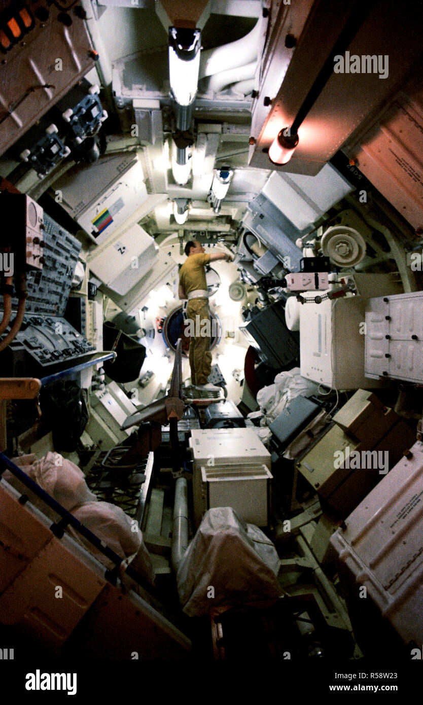 (1 March 1973) --- Astronaut Charles Conrad Jr., commander of the first ...