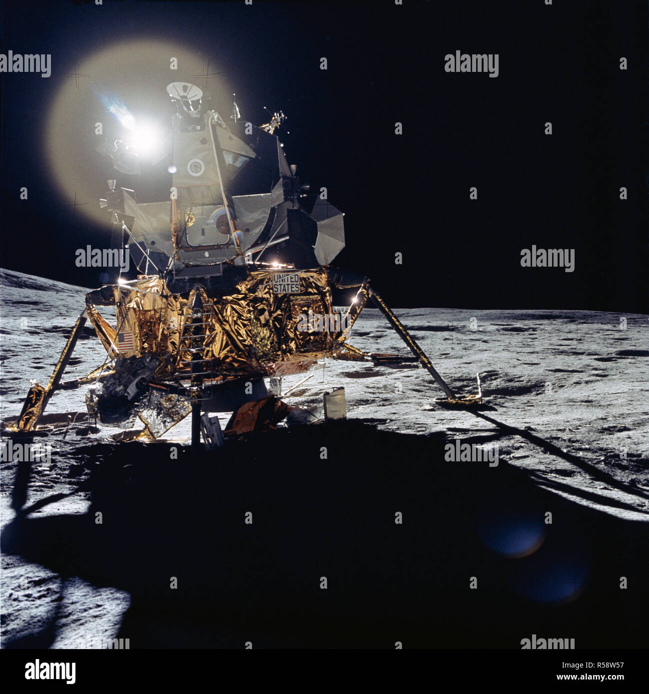 (5 Feb. 1971) --- A front view of the Apollo 14 Lunar Module (LM ...