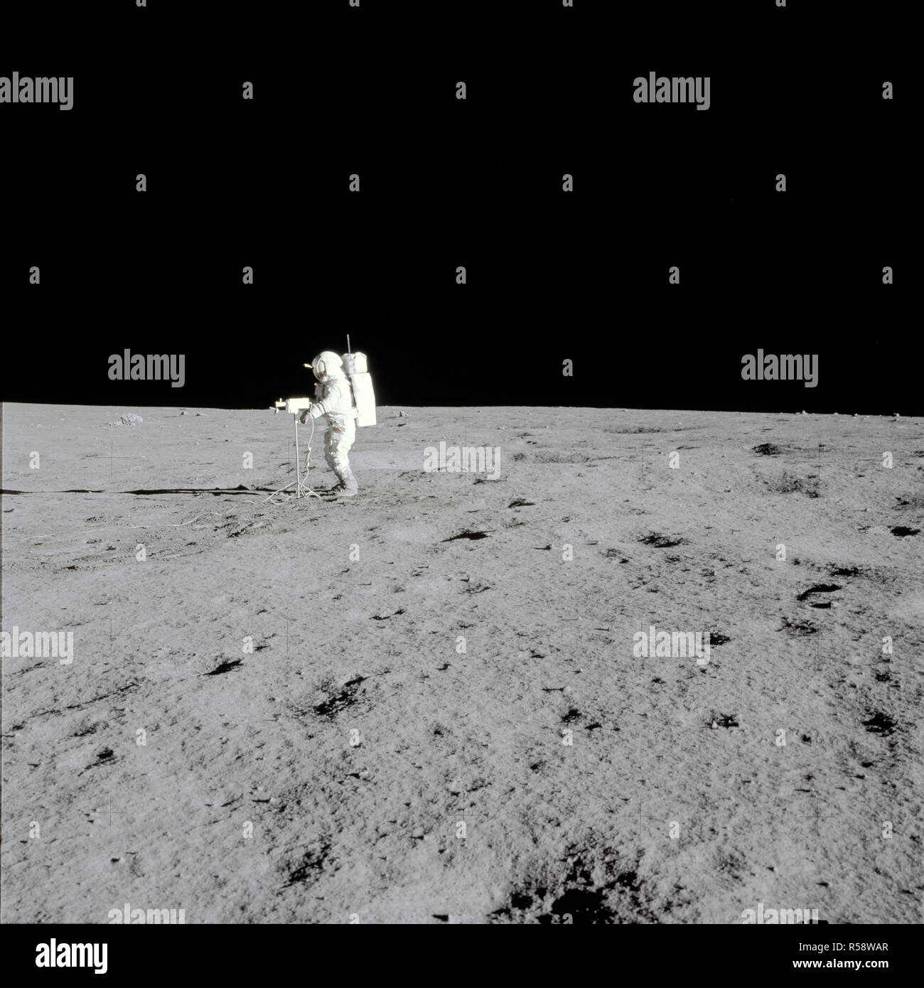 (5-6 Feb. 1971) --- Astronaut Edgar D. Mitchell, lunar module pilot ...