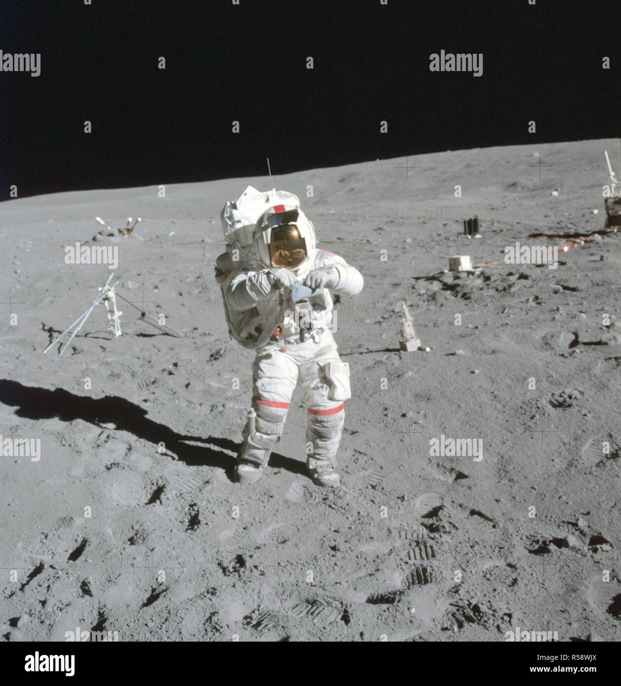 (21 April 1972) --- Astronaut John W. Young, commander of the Apollo 16 ...