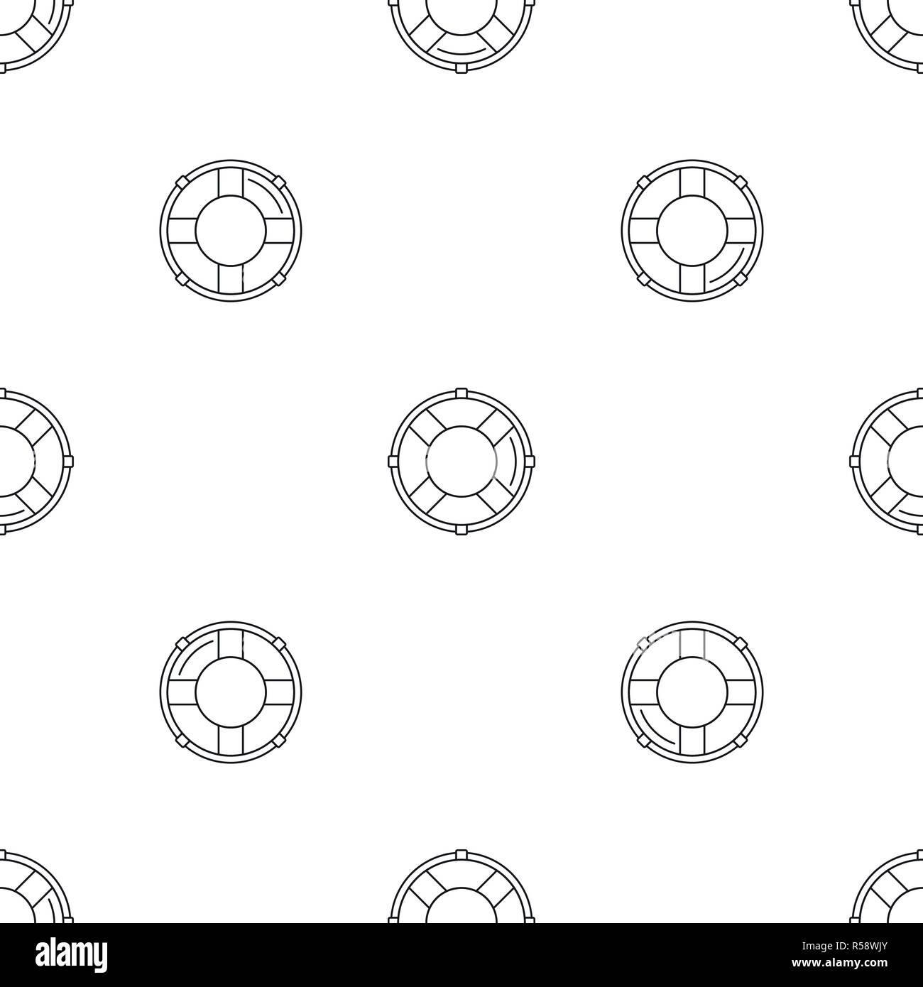 Life buoy solution pattern seamless vector repeat geometric for any web design Stock Vector ...