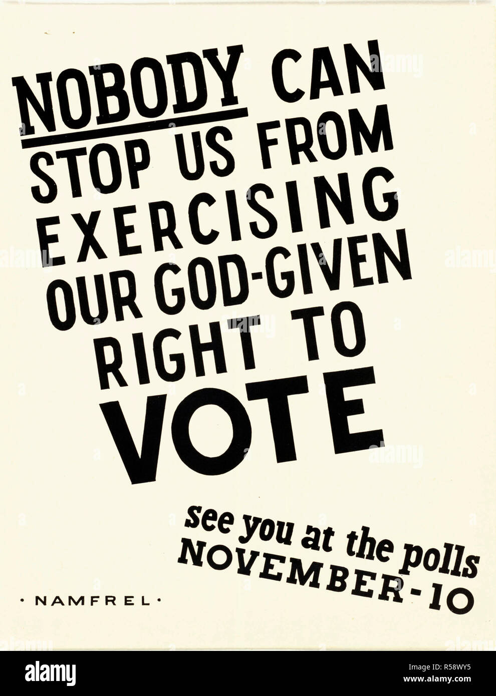 7/30/1953 - U.S. Propaganda Posters in 1950s Asia - Qualified Electors ...