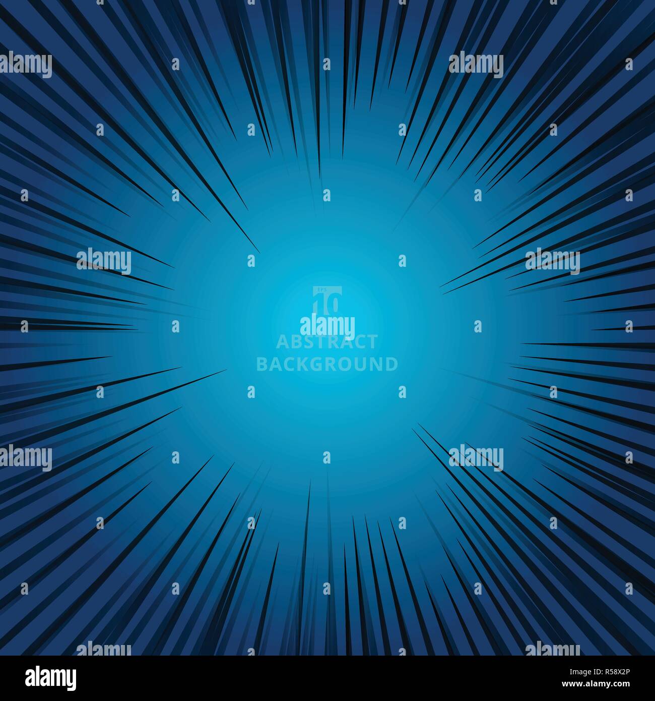 Comic radial speed lines graphic hi-res stock photography and images ...