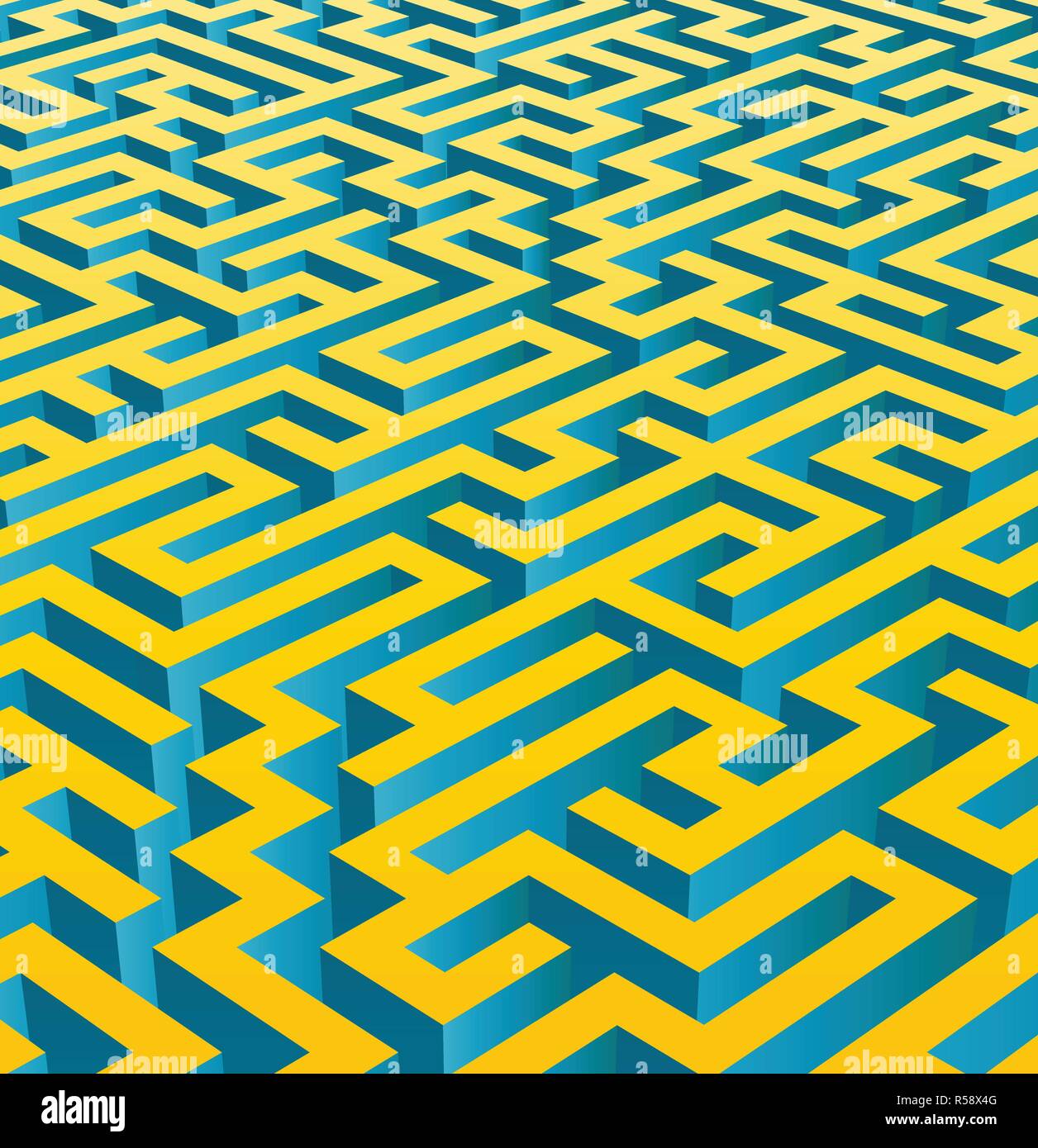 Vector 3D maze background Stock Vector Image & Art - Alamy