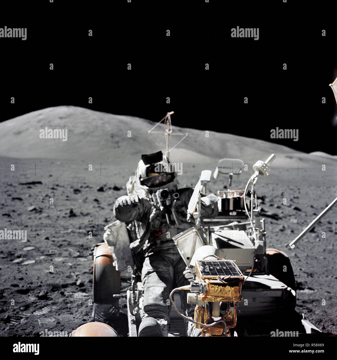 (13 Dec. 1972) --- Scientist-astronaut Harrison H. Schmitt is ...