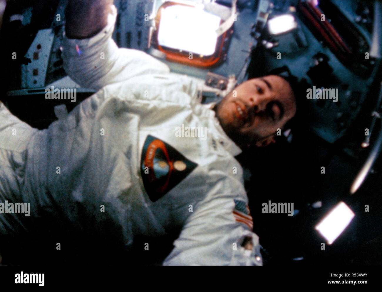 (21-27 Dec. 1968) --- Astronaut William A. Anders, lunar module pilot ...