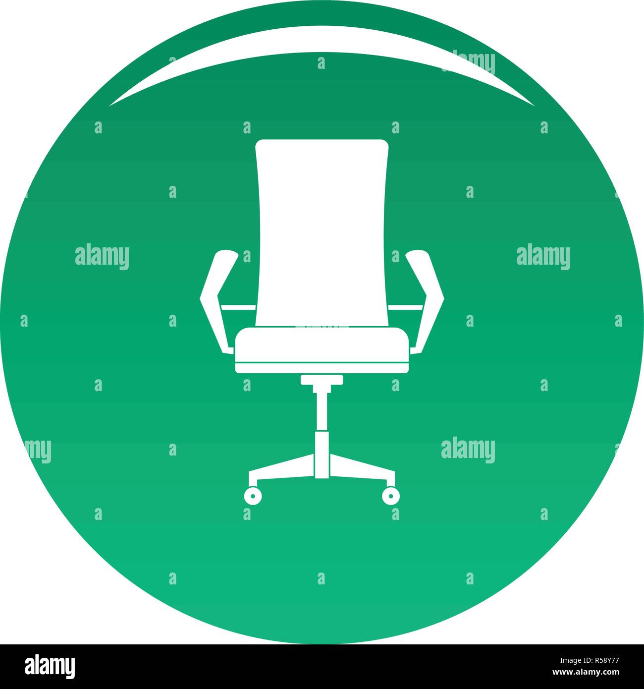 Comfortable chair icon. Simple illustration of comfortable chair vector ...