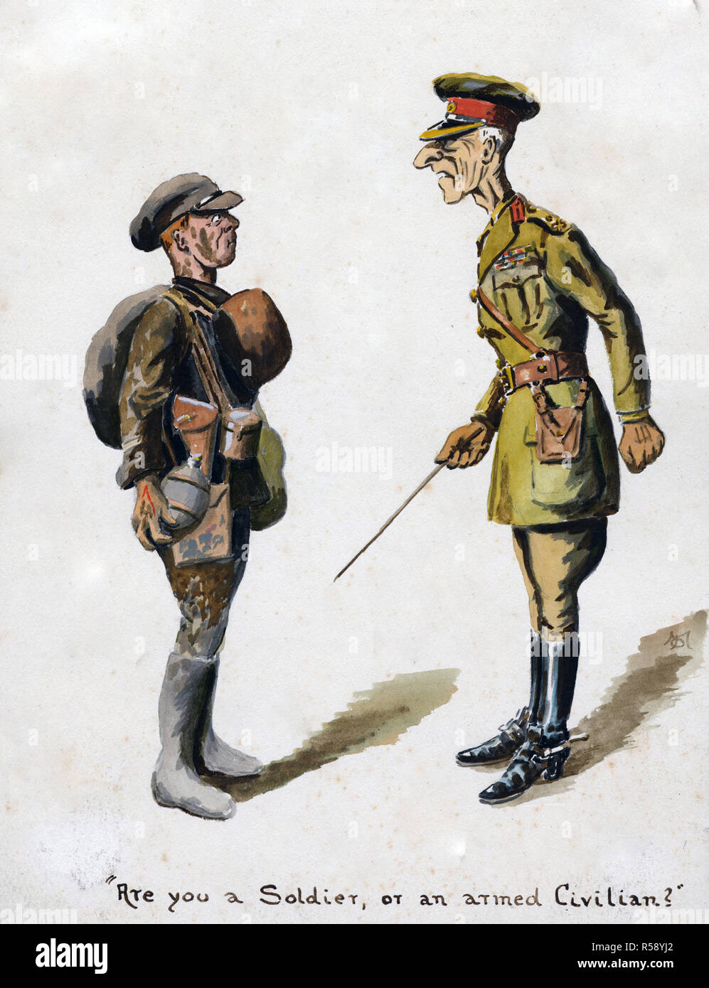 World war i era drawings hi-res stock photography and images - Alamy