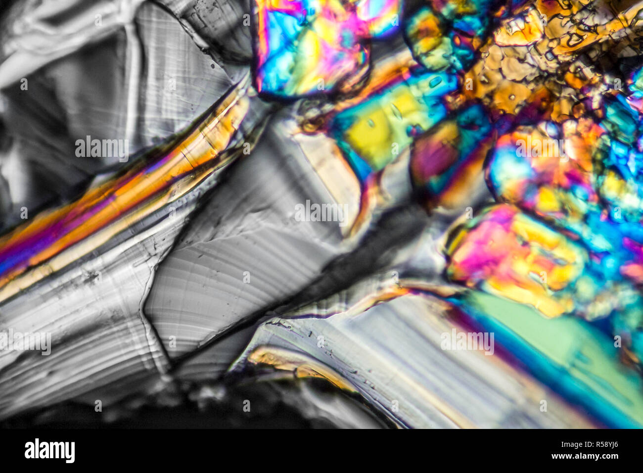 ammonium sulfate microcrystals Stock Photo - Alamy