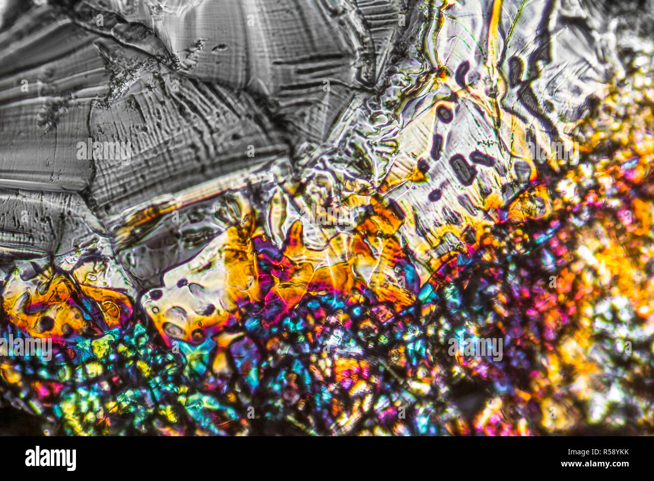 ammonium sulfate microcrystals Stock Photo - Alamy