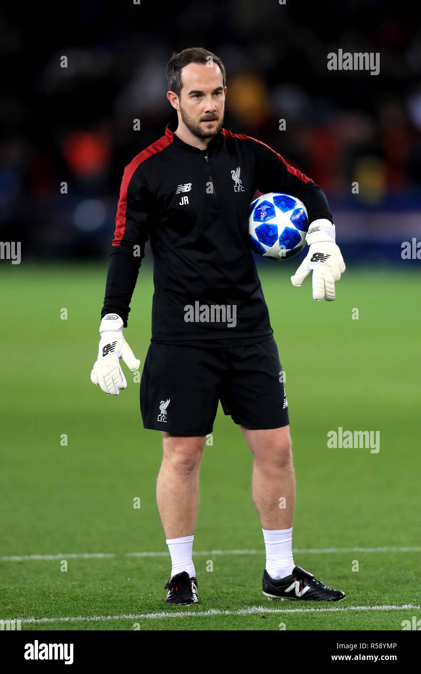 Jack Robinson, Liverpool first-team assistant goalkeeping coach Stock ...