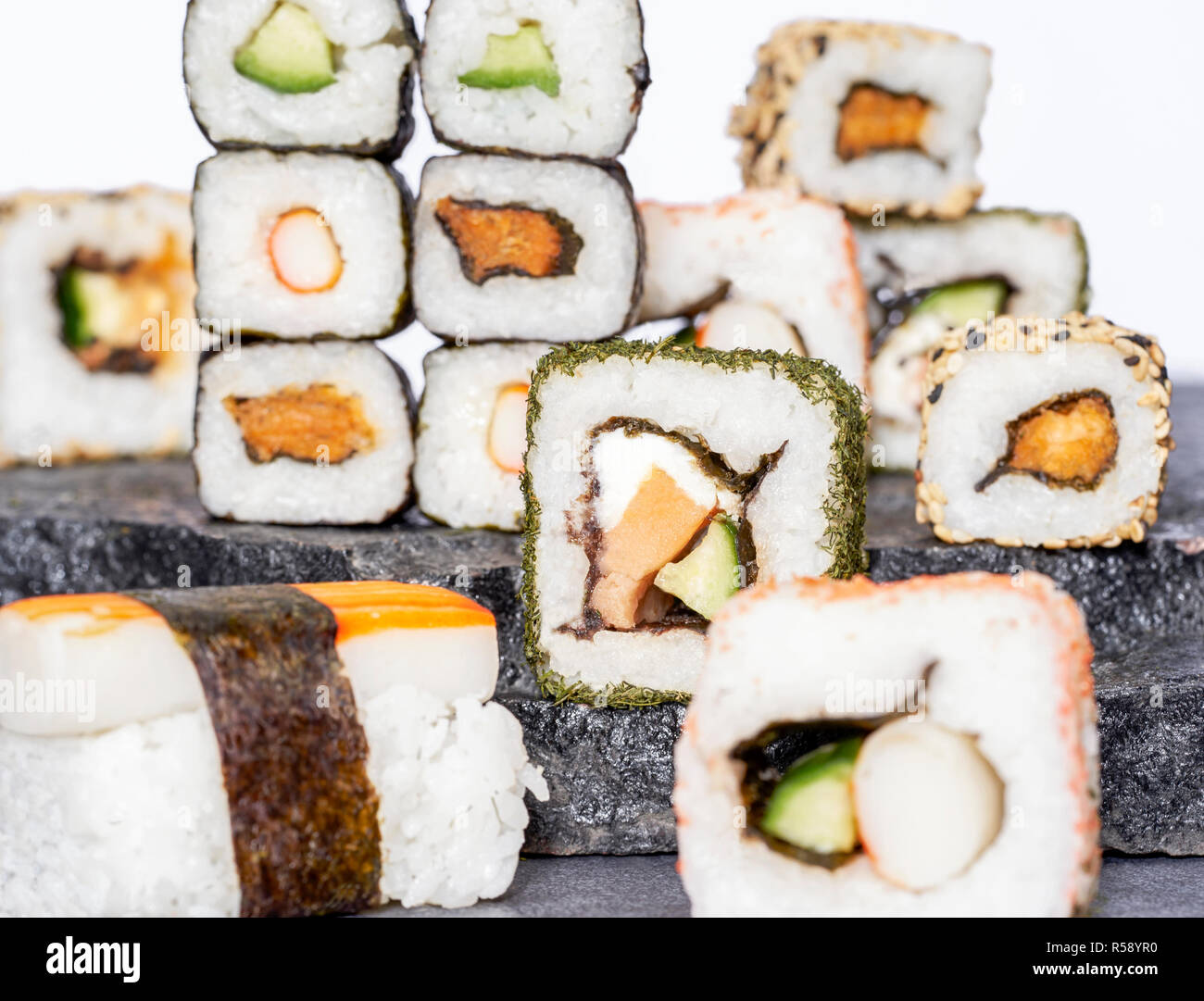 sushi dish variation Stock Photo - Alamy