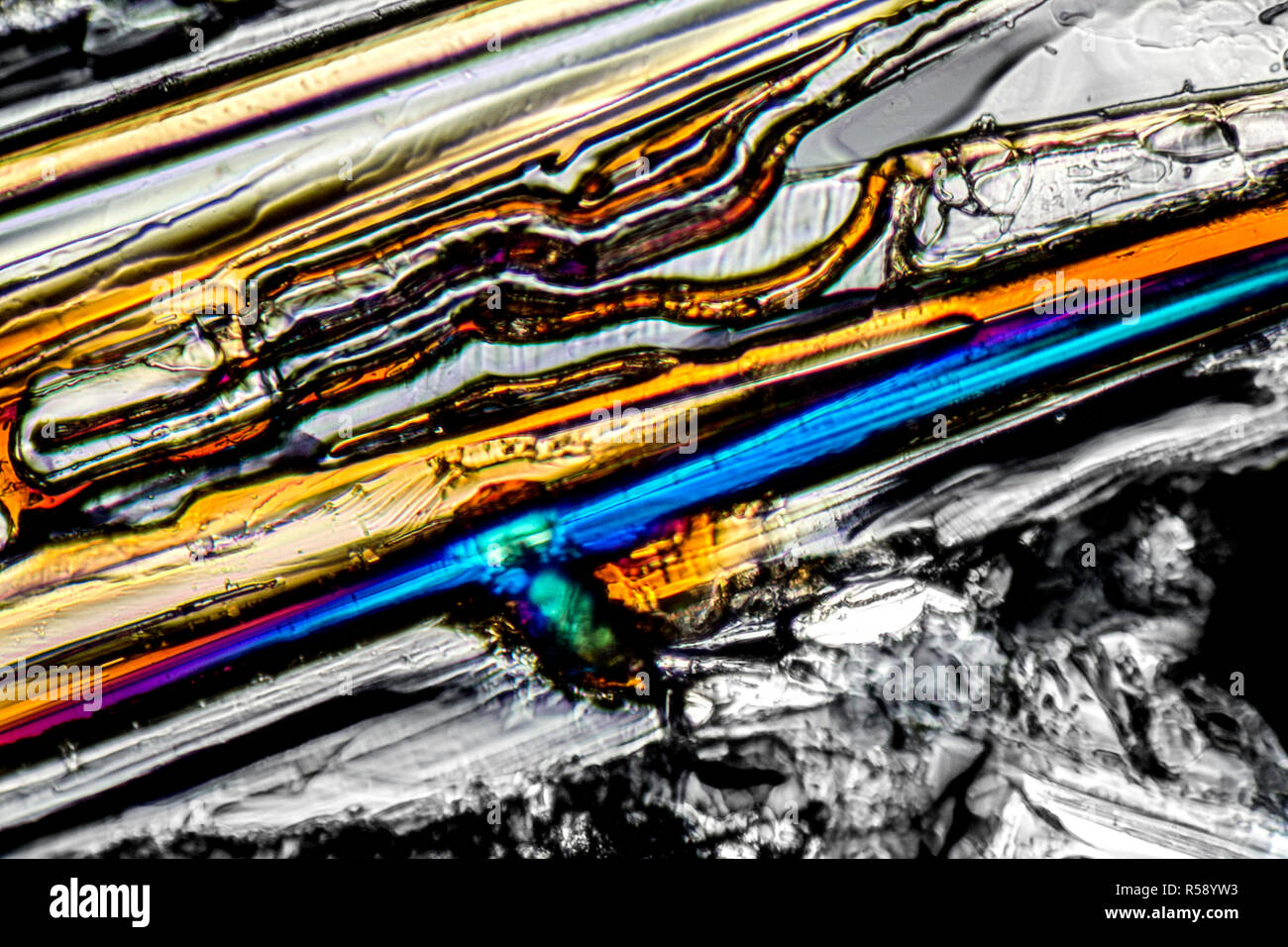 ammonium sulfate microcrystals Stock Photo - Alamy