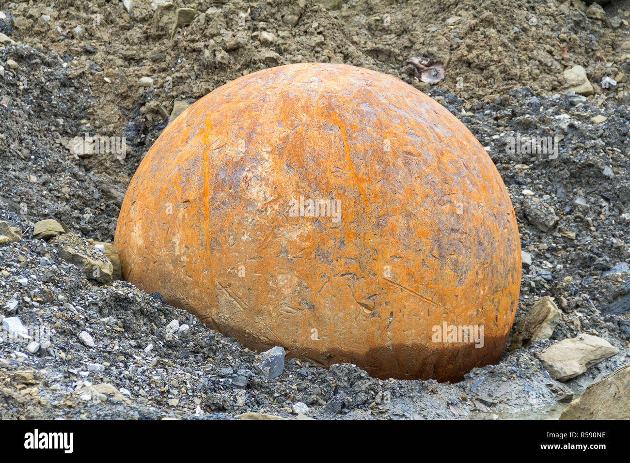 Rusty steel ball hi-res stock photography and images - Alamy