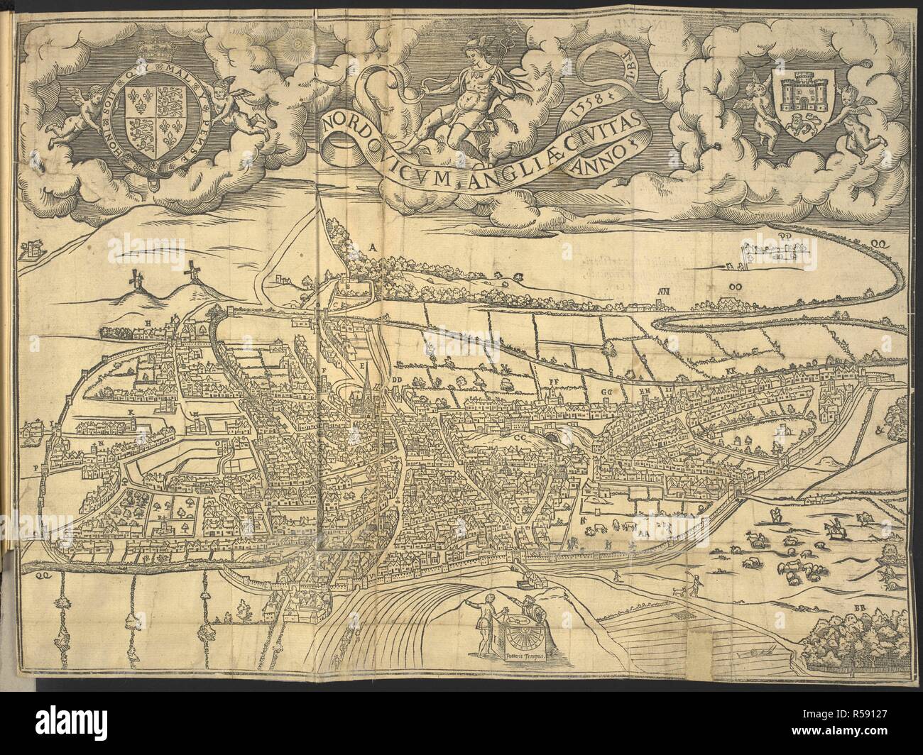 Norwich map hi-res stock photography and images - Alamy