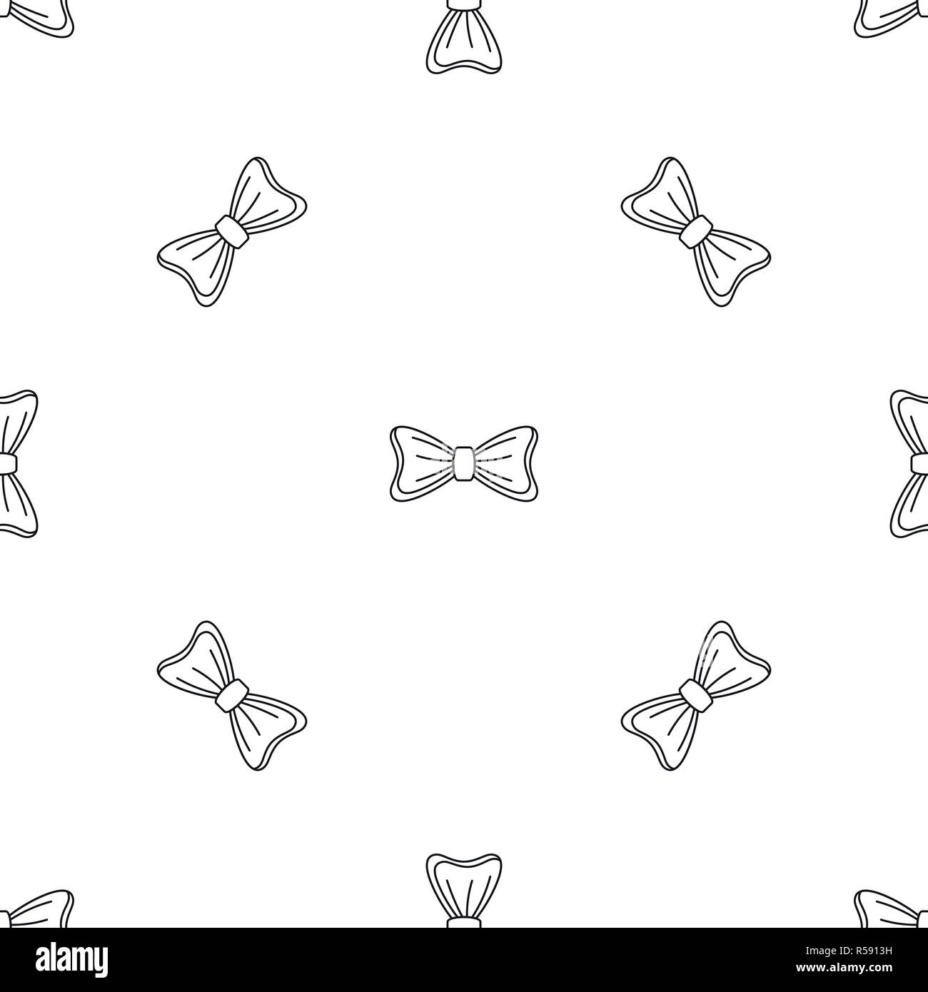 Bride bow tie pattern seamless vector repeat geometric for any web ...