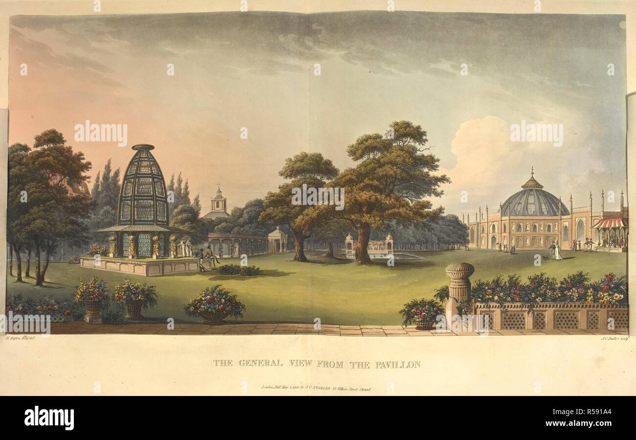 'The General View from the Pavilion'. Designs for the Pavilion at ...