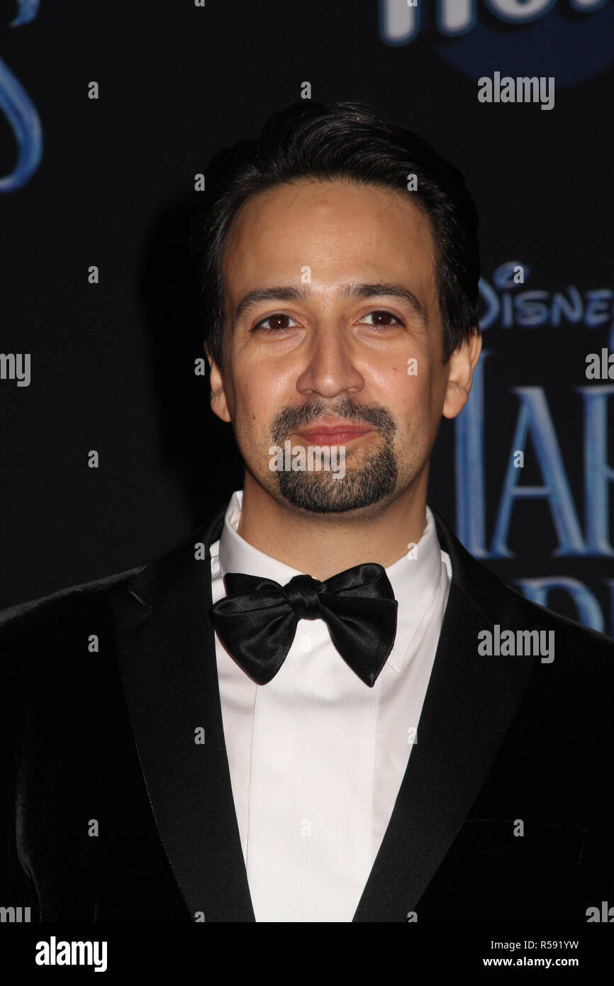Lin-Manuel Miranda 11/29/2018 The World Premiere of "Mary Poppins ...