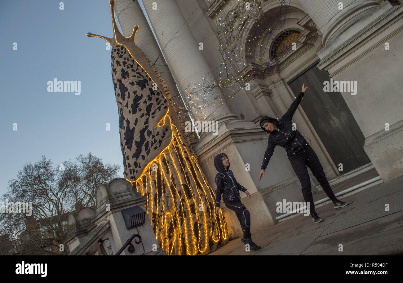 Tate Britain, London, UK. 30 November, 2018. Monster Chetwynd (pictured ...