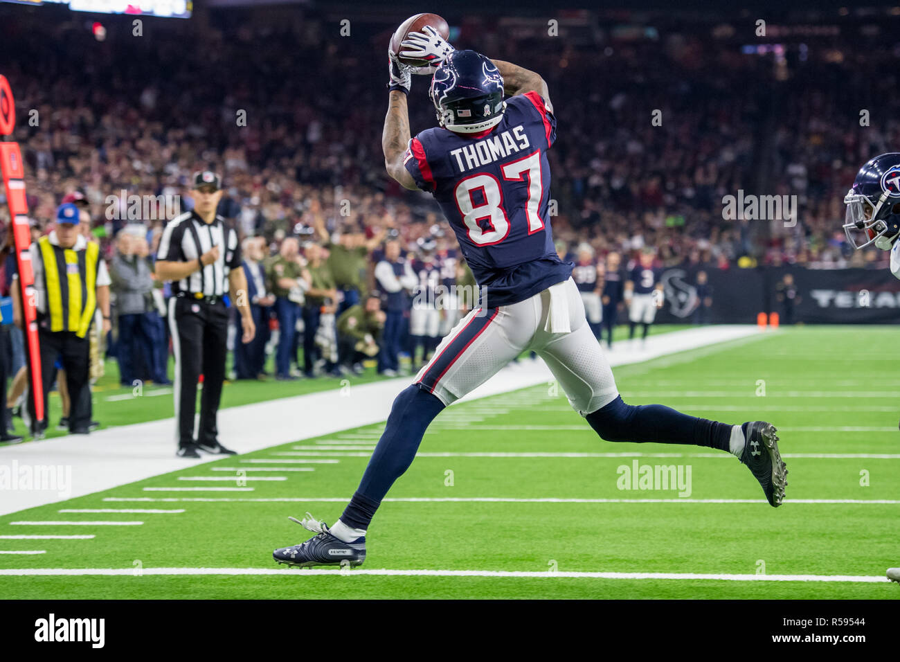 Houston, TX, USA. 26th Nov, 2018. Houston Texans wide receiver ...