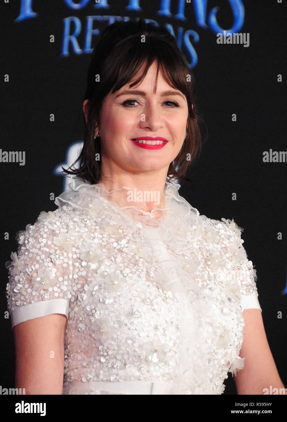 Hollywood, California, USA. 29th November, 2018. Actress Emily Mortimer ...