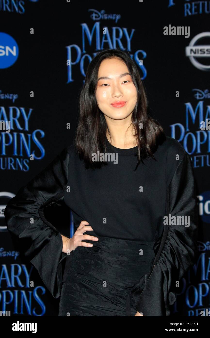 Madison Hu at arrivals for MARY POPPINS RETURNS Premiere, Dolby Theatre ...