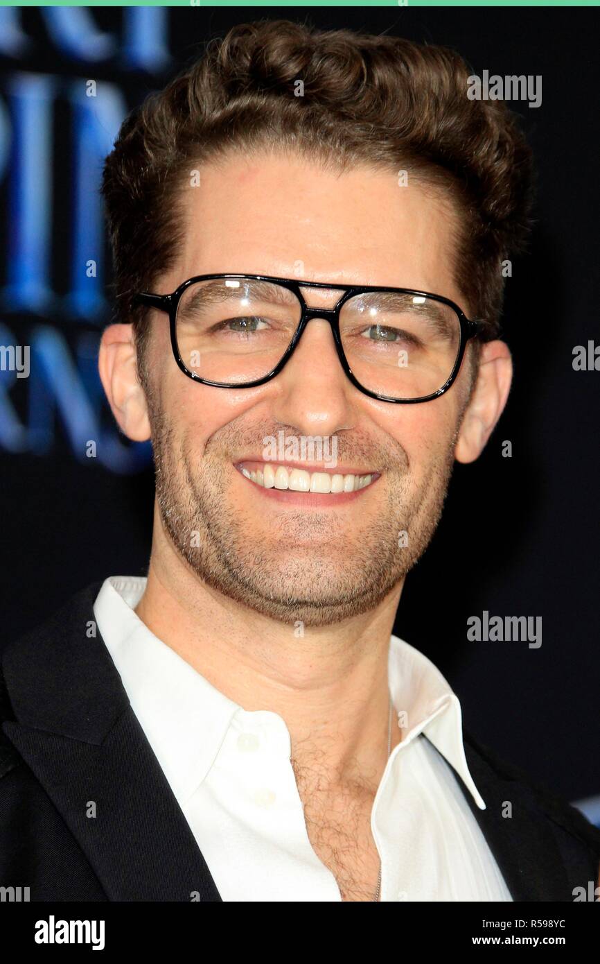 Matthew Morrison at arrivals for MARY POPPINS RETURNS Premiere, Dolby ...