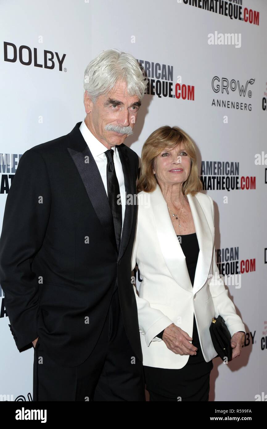 Beverly Hills, CA. 29th Nov, 2018. Sam Elliott, Katharine Ross at ...