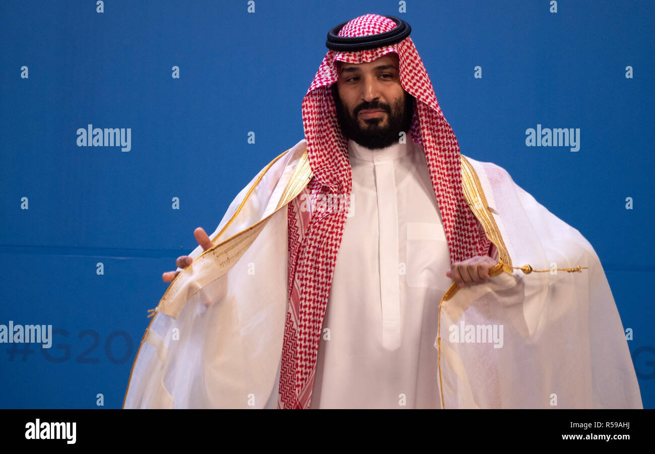Buenos Aires, Argentina. 30th Nov, 2018. Mohammed bin Salman, Saudi ...