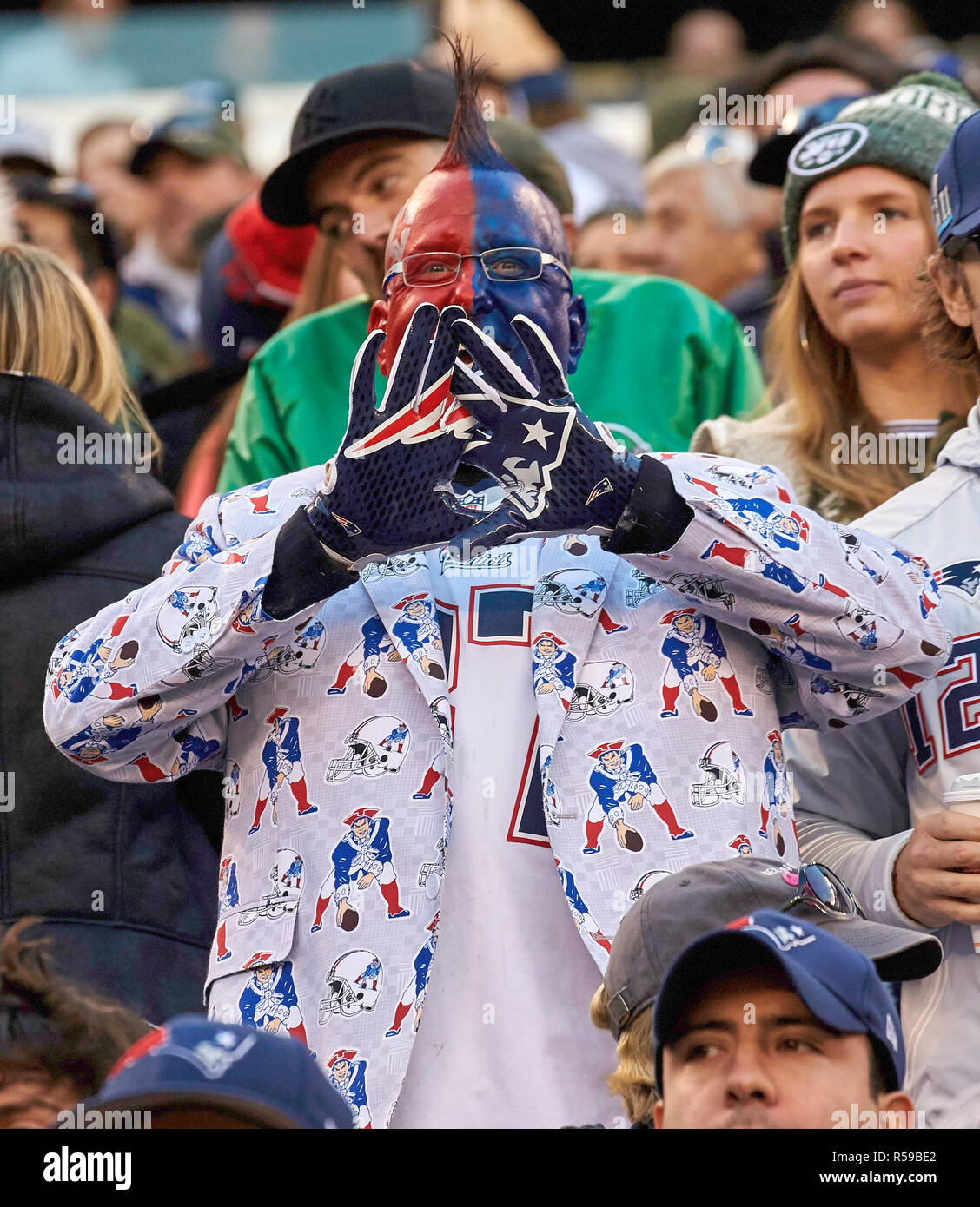 East Rutherford, New Jersey, USA. 25th Nov, 2018. A New England ...