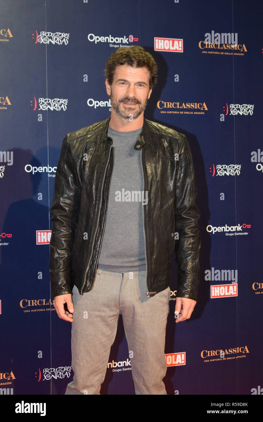 Actor Rodolfo Sancho during premiere “Circlasica “ play in Madrid on ...