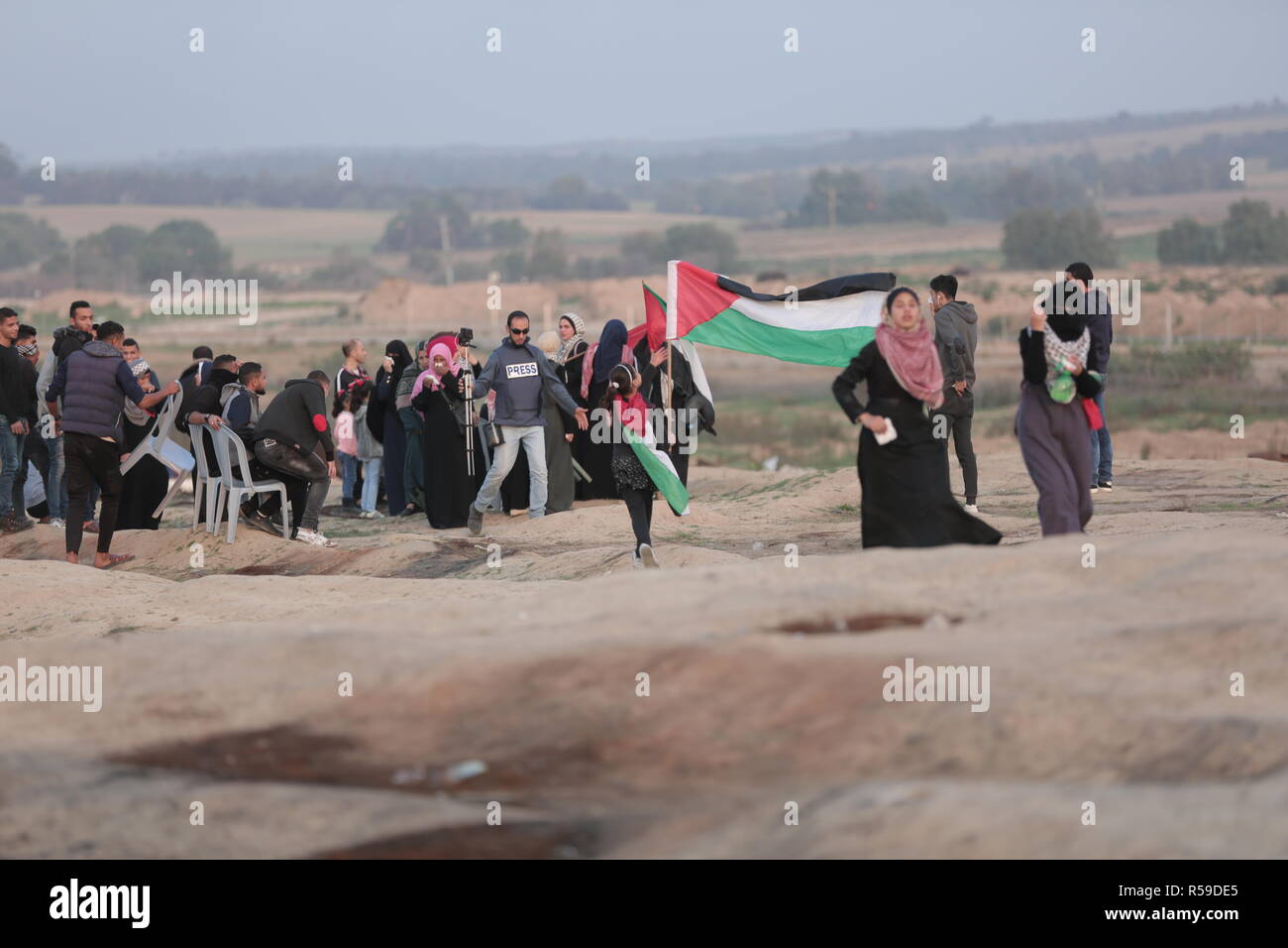 Bureij Refugee Camp, The Gaza Strip, Palestine. 30th Nov, 2018 ...
