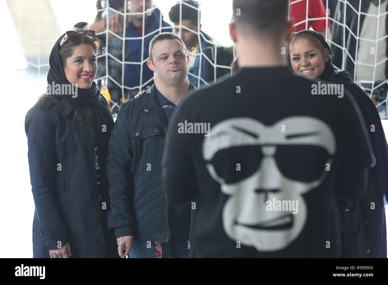 Tehran, Iran. 30th Nov, 2018. Icy monkey GRAFFITI, DJ, FPV DRONE RACING ...